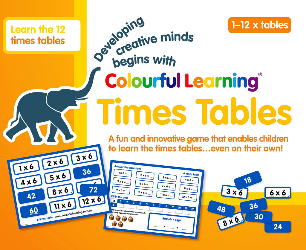Colourful Learning - Times Tables Games – William Ready